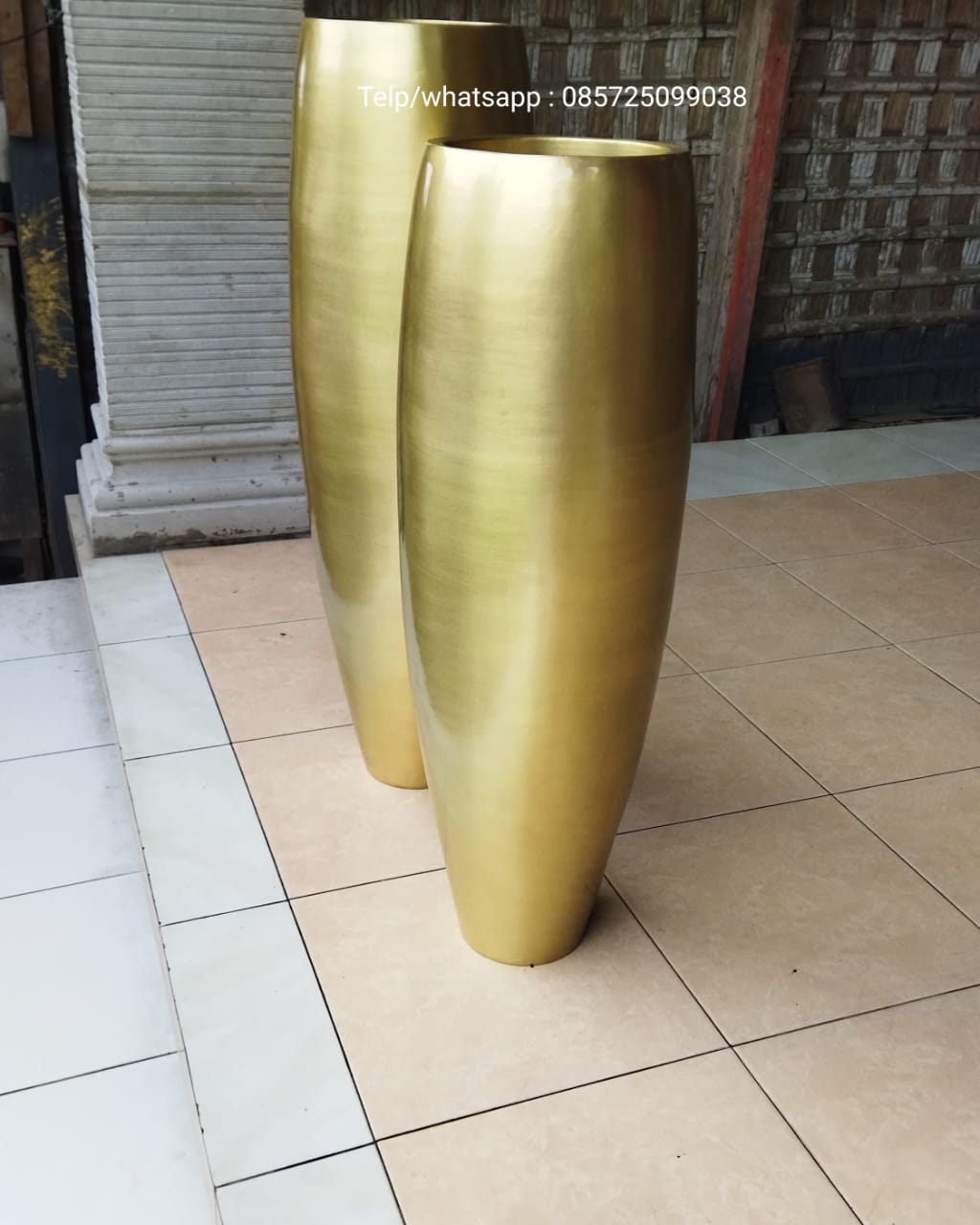 Vas Bunga Kuningan - Karya Jaya Art - Karya Jaya-Art | Pengrajin ...